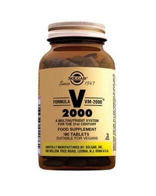 مولتی ویتامین VM 2000 سولگار 180 عددی - فروشگاه اینترنتی پازارلار